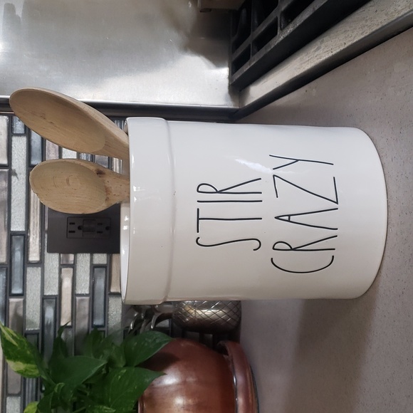 Rae Dunn | Kitchen | Rae Dunn Stir Crazy Crock Utensil Holder | Poshmark